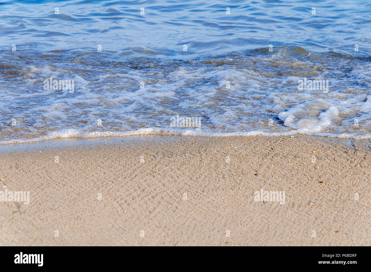 Sea shore beach background Stock Photo - Alamy