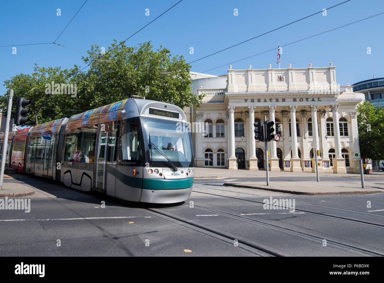 Nottingham tram hi-res stock photography and images - Alamy
