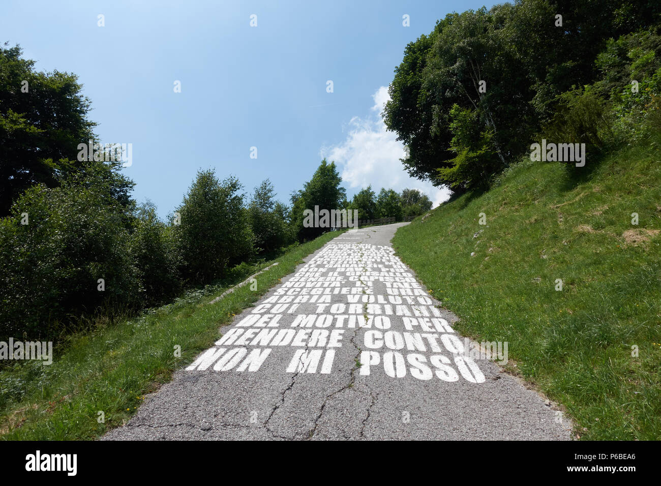 Muro di Sormano, Lake Como, Italy Stock Photo - Alamy