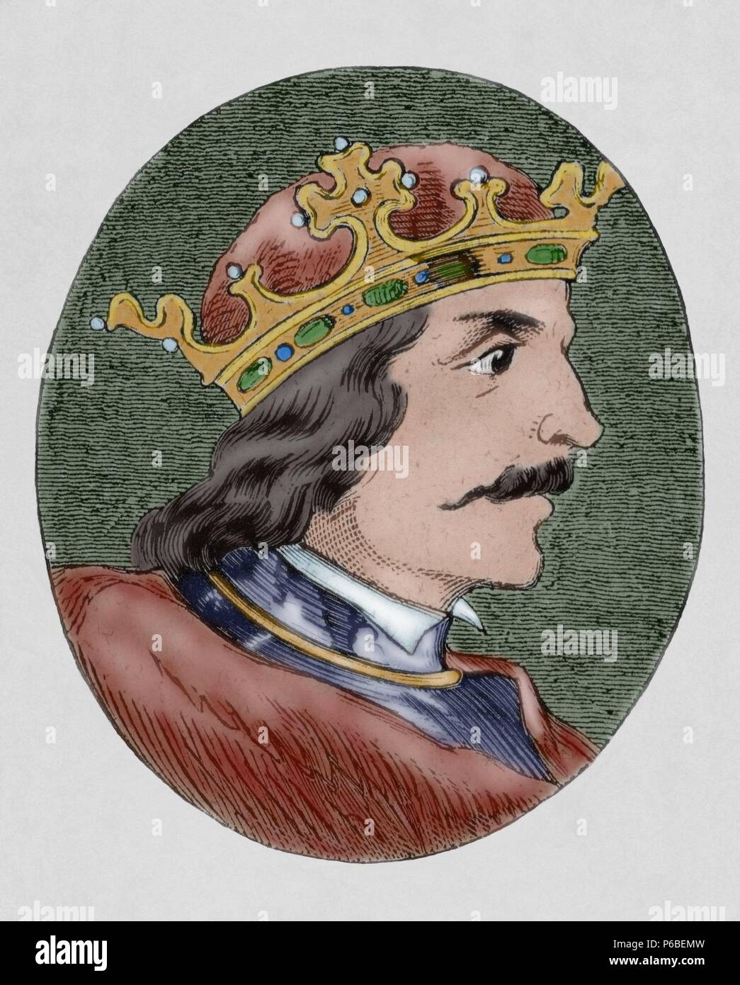 John II of Castile (1405-1454). King of Castile and Leon from 1406-1454 ...