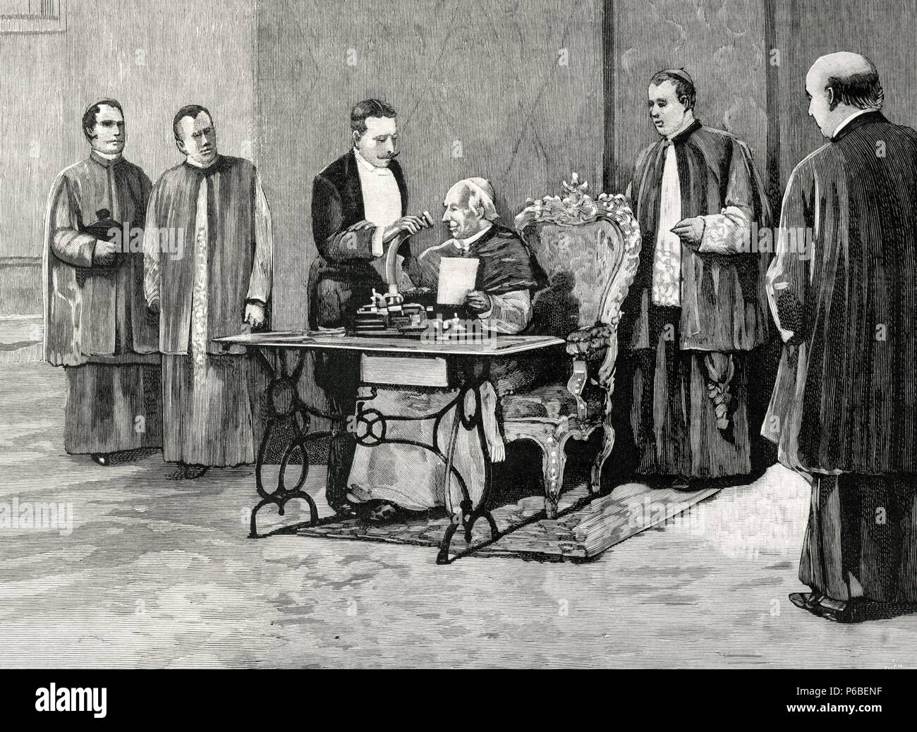 1878 portrait of pope leo xiii hi-res stock photography and images - Alamy