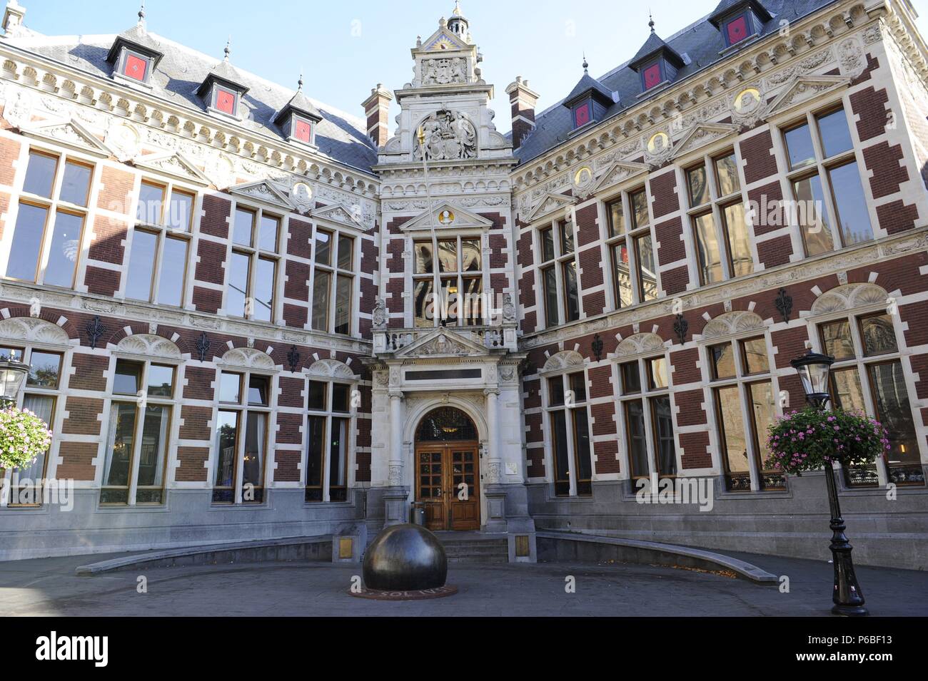 Netherlands. Utrecht. Old building of the University. 19th century ...