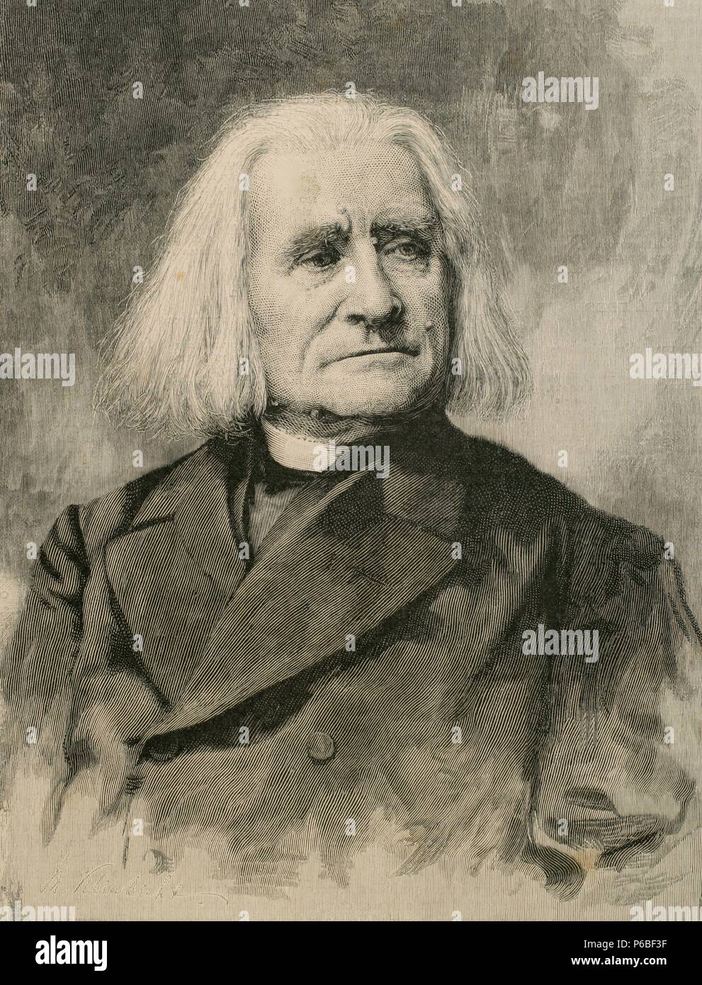Franz liszt 1811 1886 hungary hungarian composer hi-res stock ...