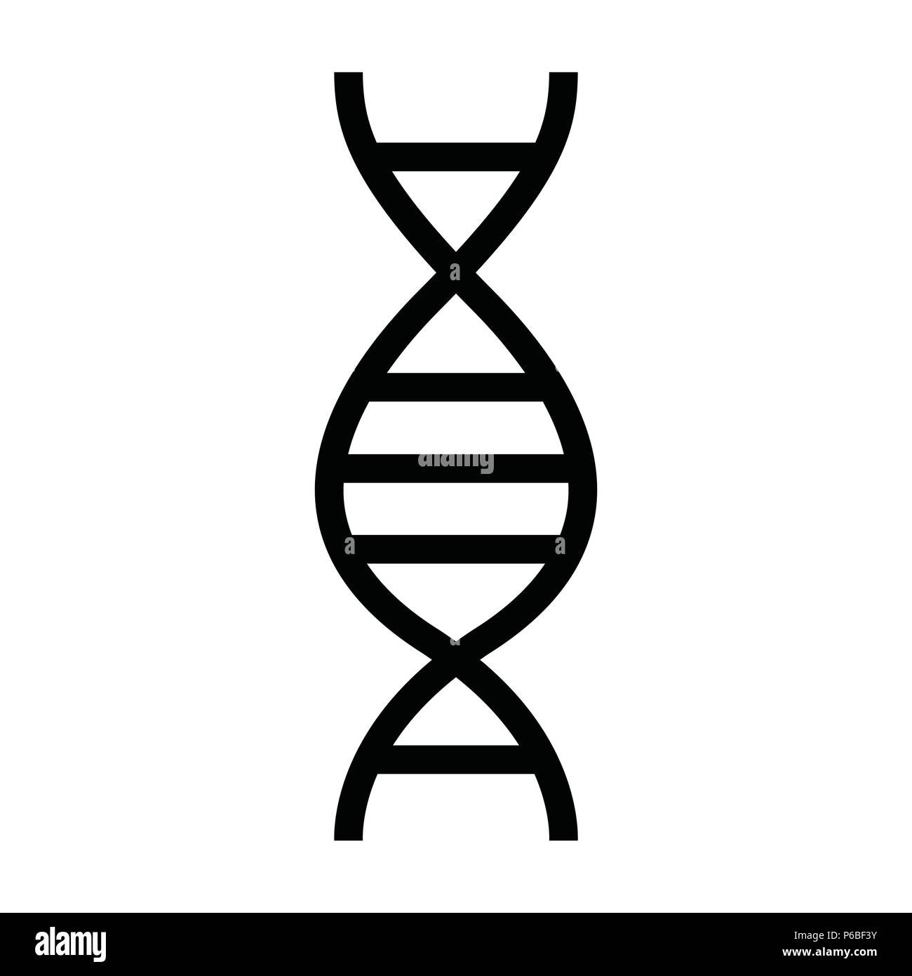 dna health icon with outline style vector illustration Stock Vector ...