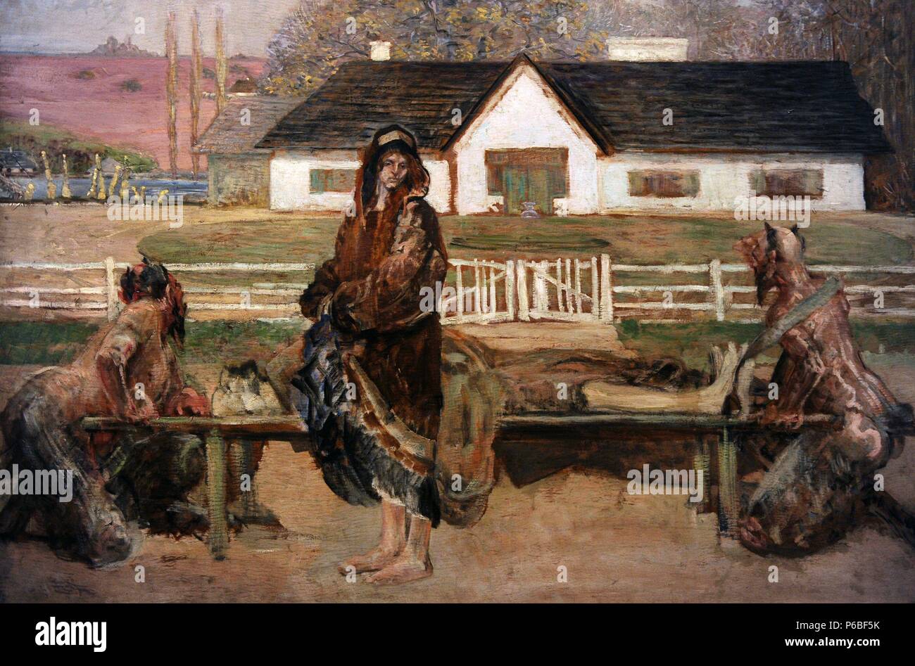 Jacek Malczewski (1854-1929). Polish painter. Return to the Homeland, c ...
