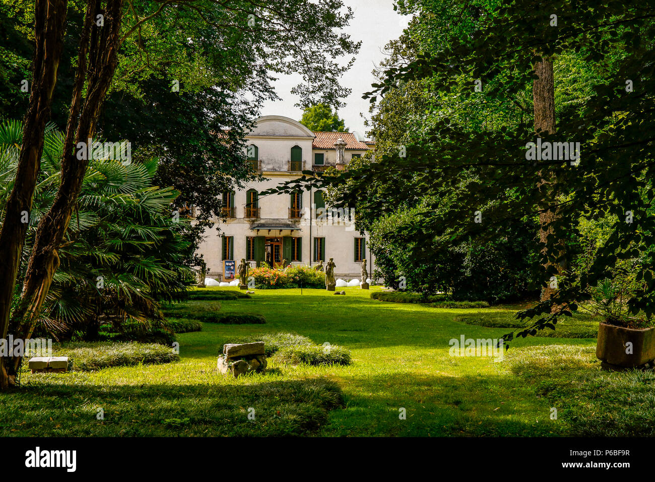 Italy Veneto Riviera del Brenta Mira view from the park Stock Photo - Alamy