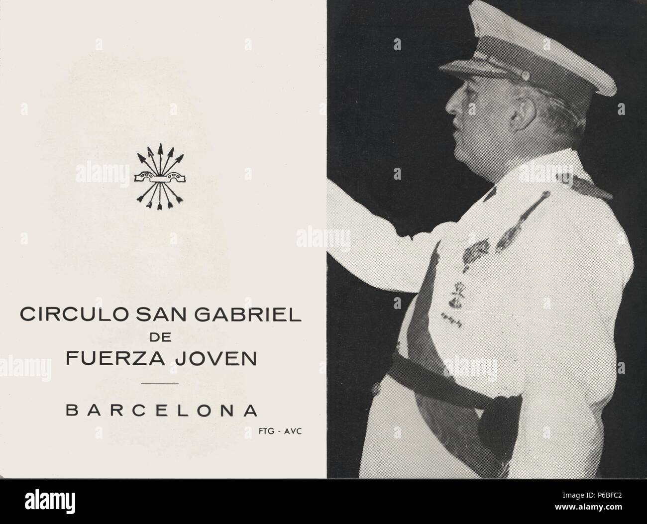 España. Siglo XX. Recordatorio de la muerte de Francisco Franco ...