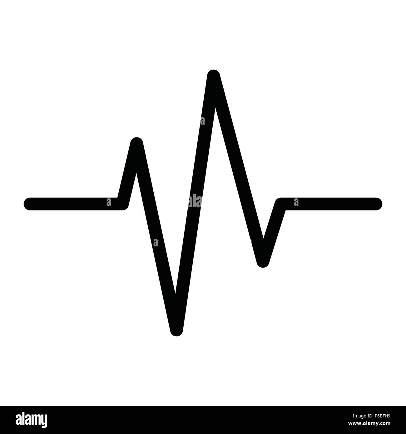 Ecg screen monitor Black and White Stock Photos & Images - Alamy