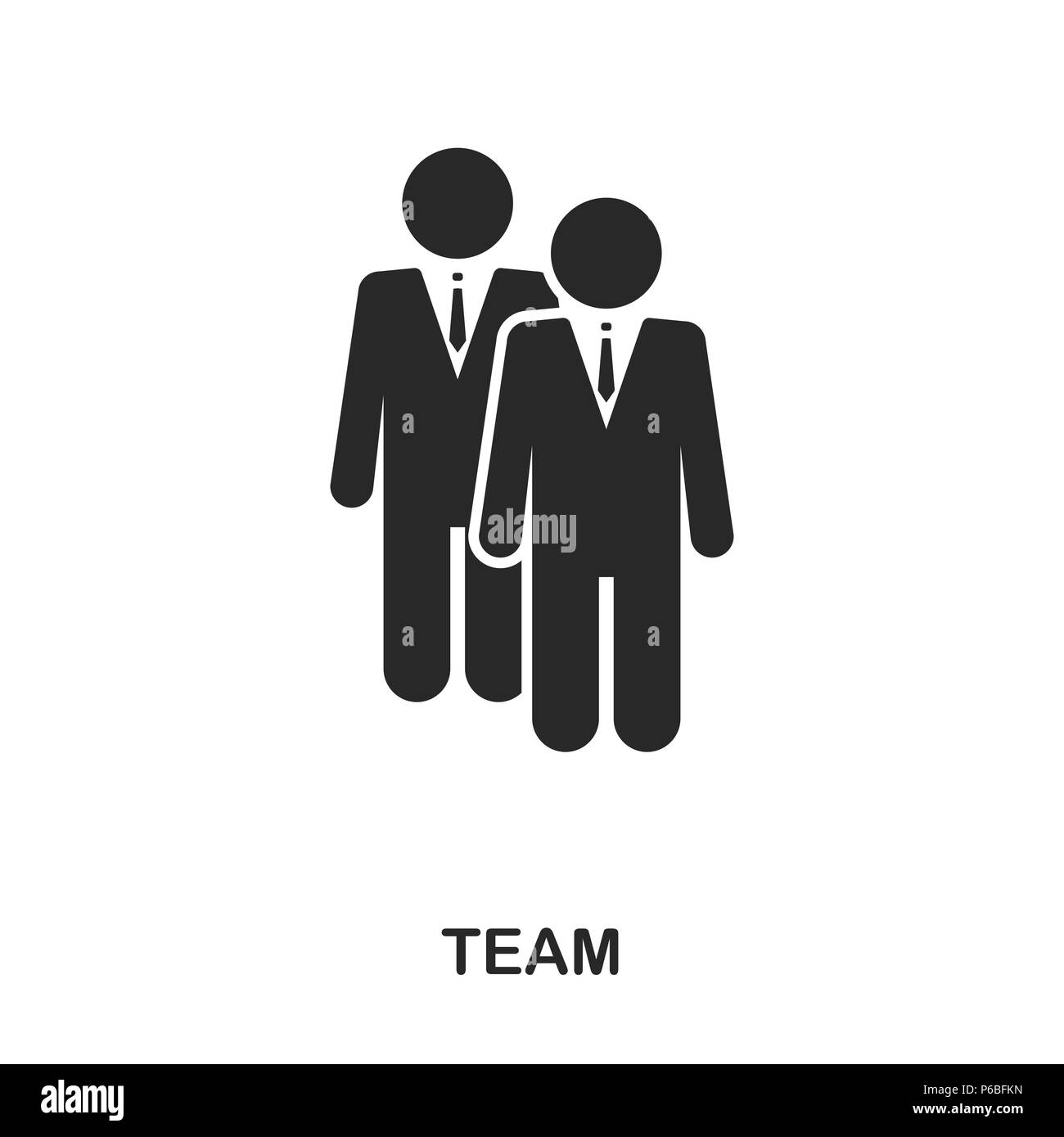 Team icon. Line style icon design. UI. Illustration of team icon ...