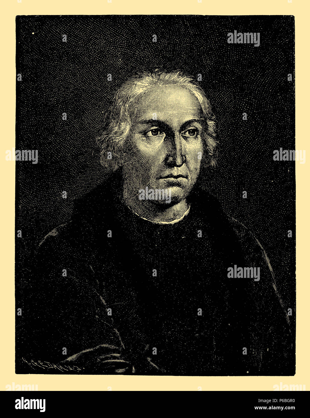 Columbus, Christoph (c. 1451-1506), Italian sailor. In the Naval Museum ...