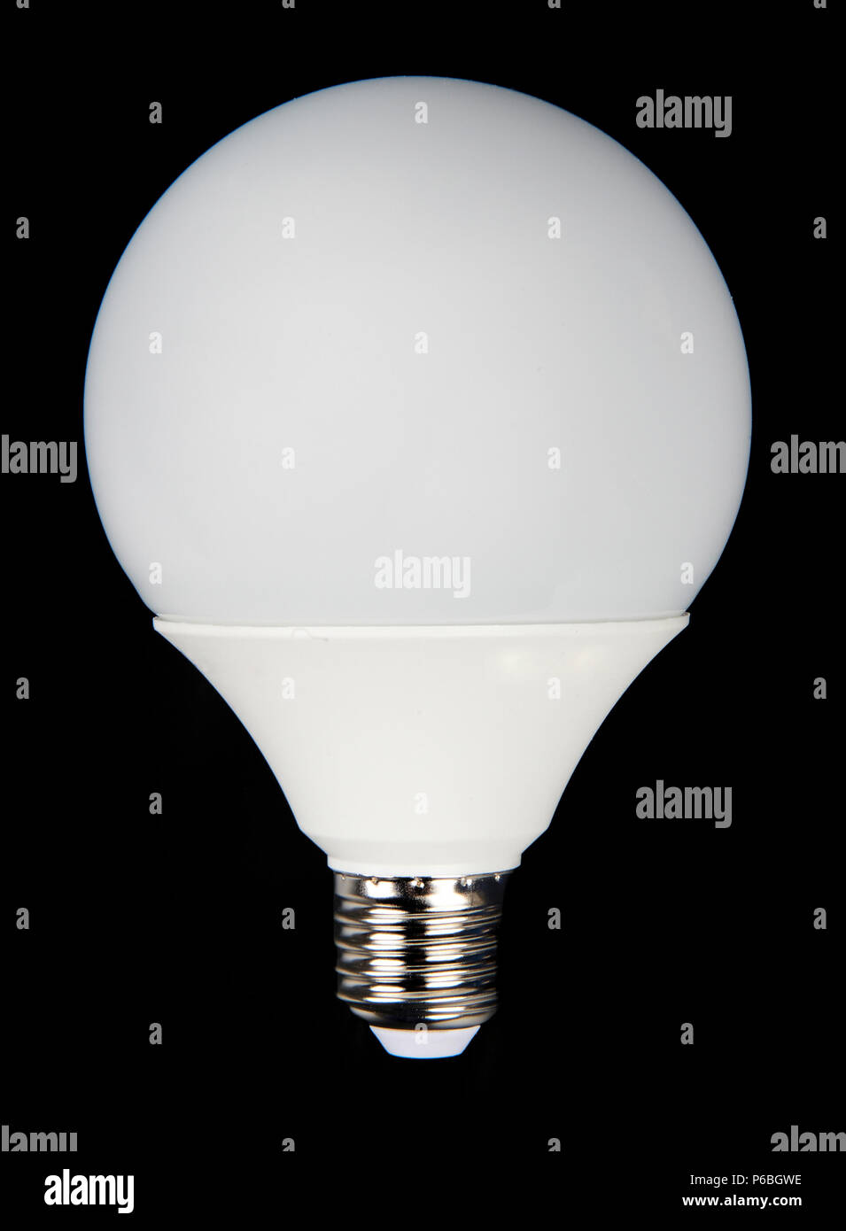 a alogen bulb on black background Stock Photo - Alamy