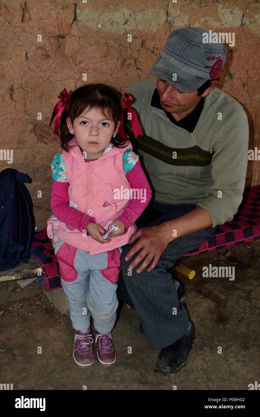 Main square in PULUN " Las Huaringas " - HUANCABAMBA.. Department of ...