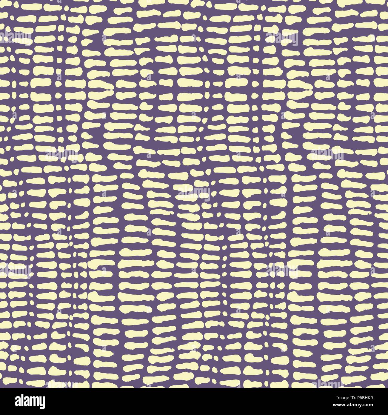 Seamless vector spots and strokes contrast lilac and yellow colours ...