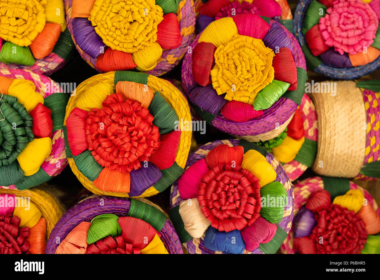 The Color of Wicker Boxes Stock Photo - Alamy
