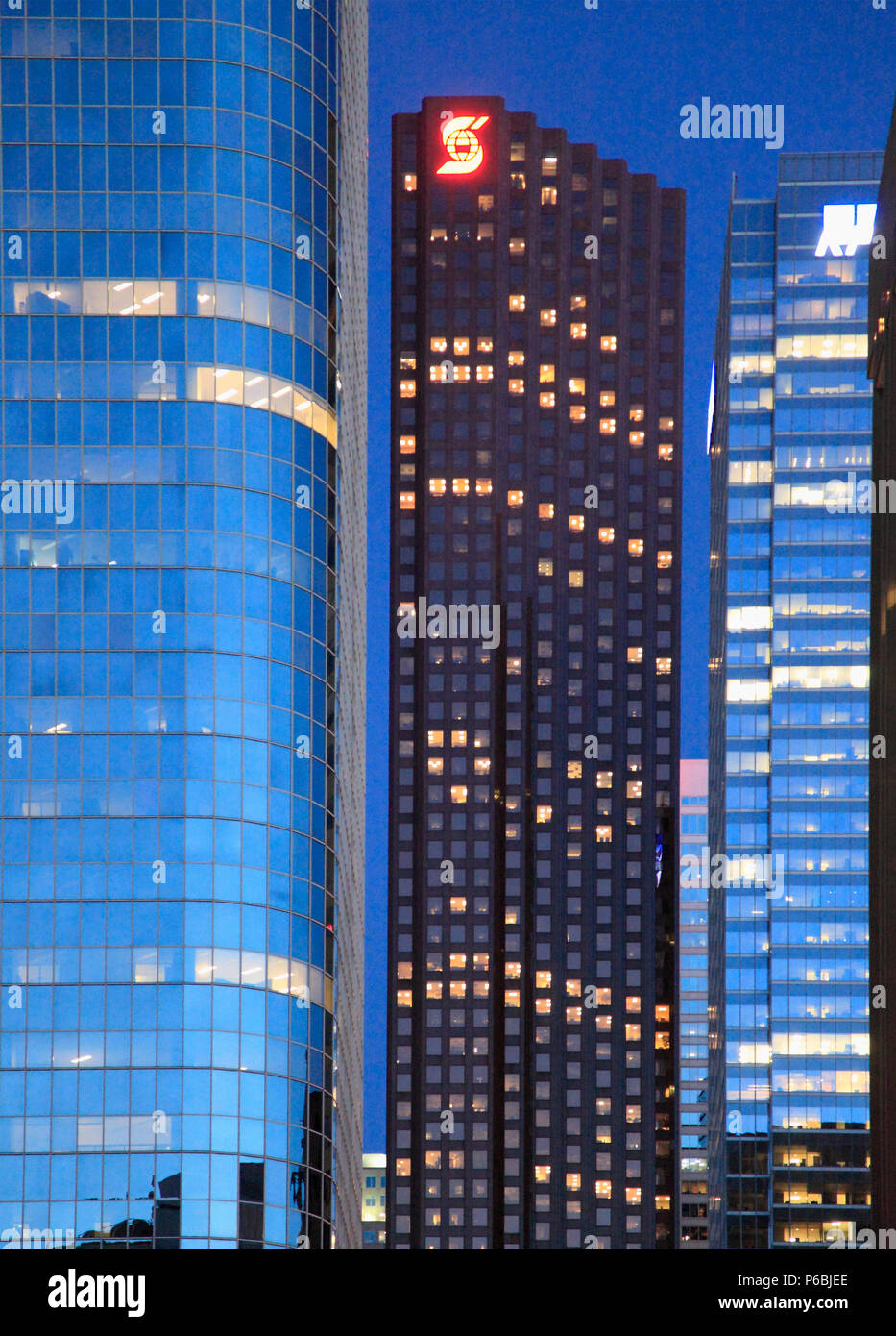 Canada, Ontario, Toronto, Financial District, skyscrapers, banks Stock ...