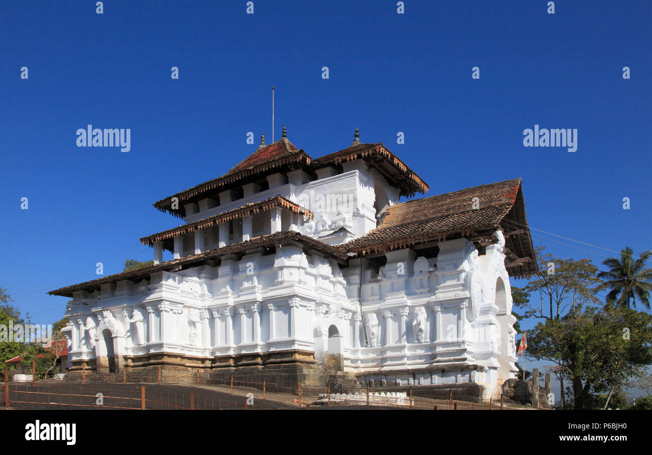 Sri Lanka, Kandy, Lankatilake Temple Stock Photo - Alamy