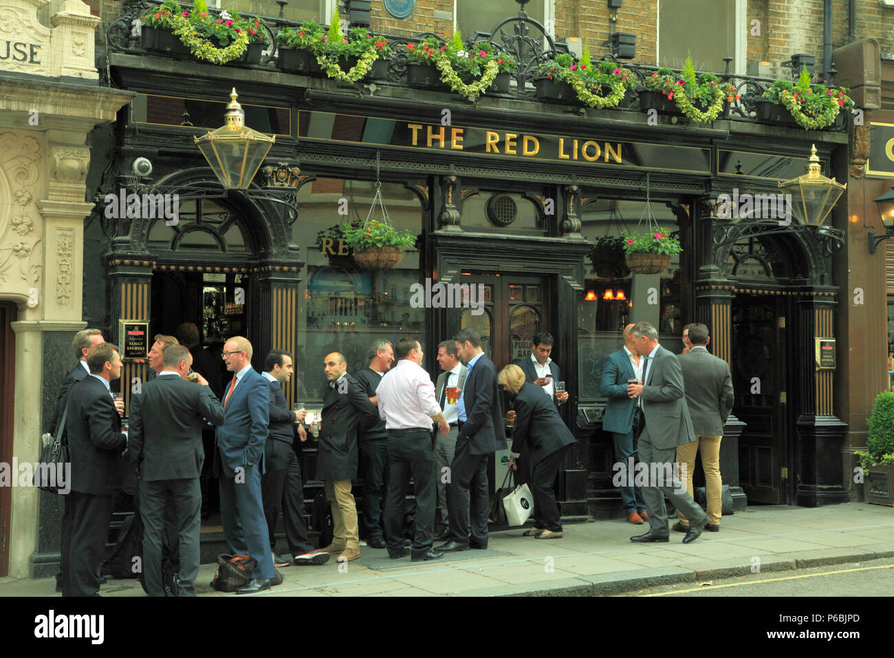 UK, England, London, St James, pub, people Stock Photo - Alamy