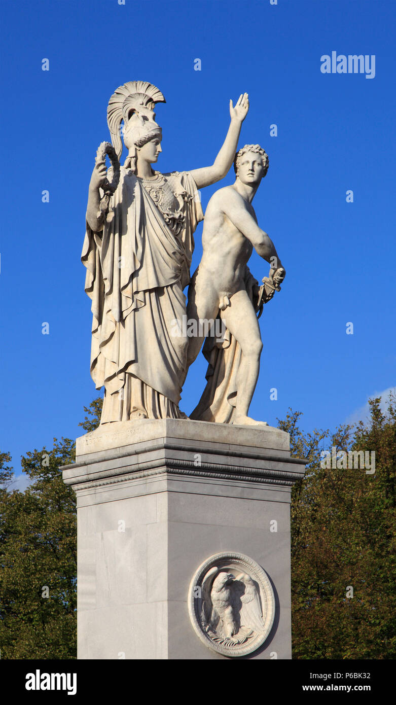 Germany, Berlin, Unter den Linden, statue Stock Photo - Alamy