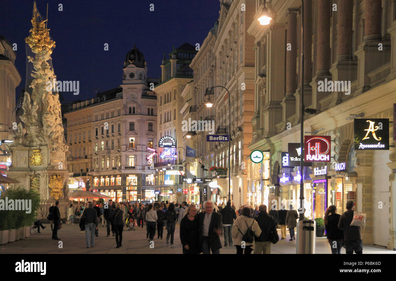 Graben street vienna hi-res stock photography and images - Alamy