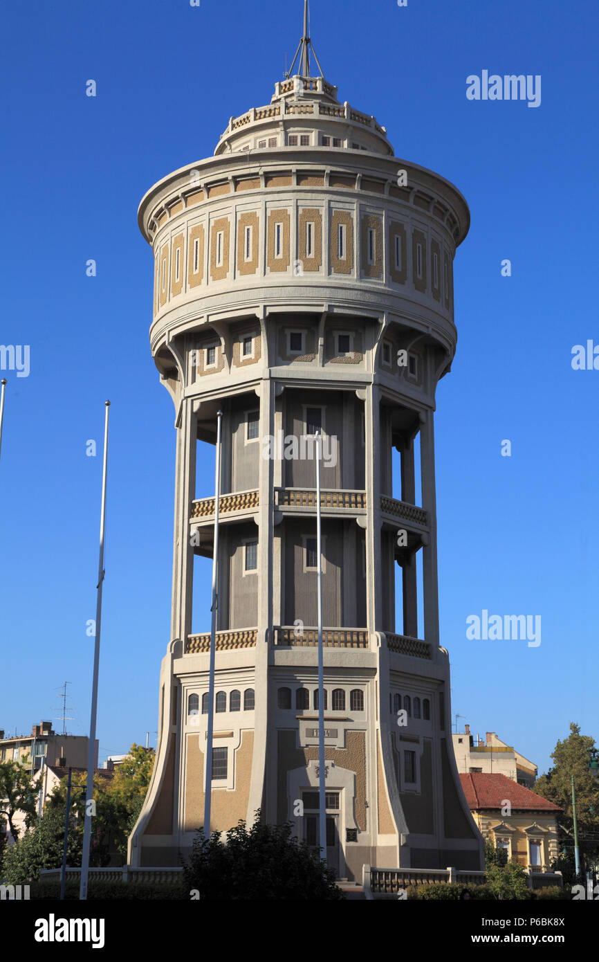 Hungary, Szeged, Water Tower Stock Photo - Alamy