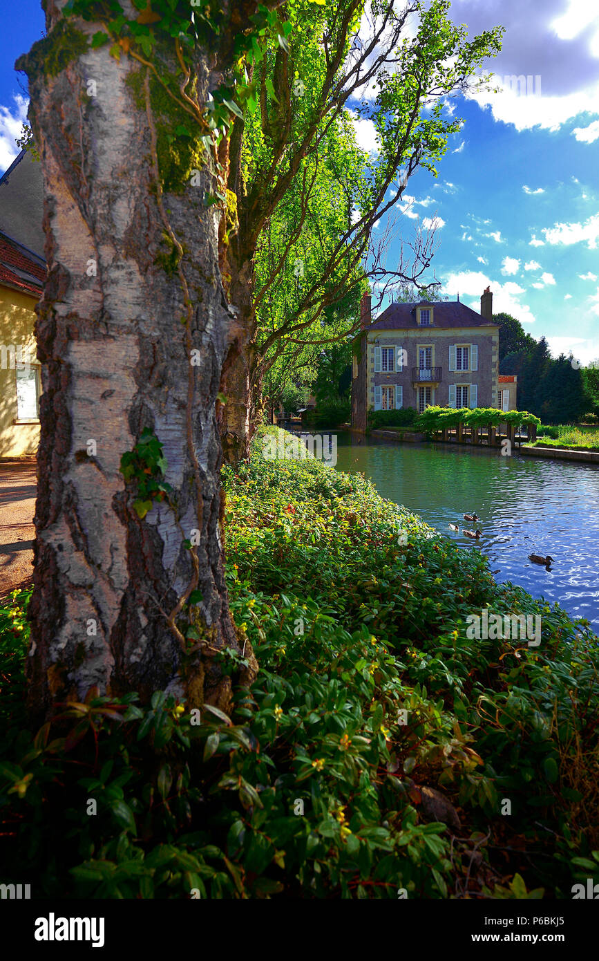 Europe, France, municipality of Donzy in the Nievre Stock Photo - Alamy
