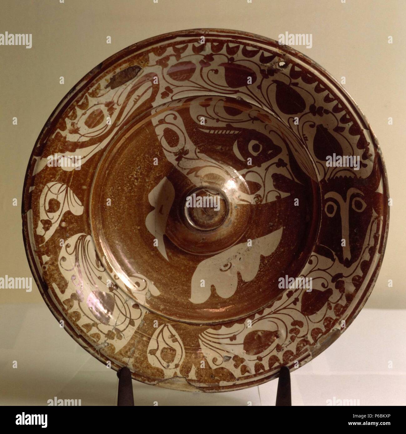 Reflection plate, 17th century Stock Photo - Alamy