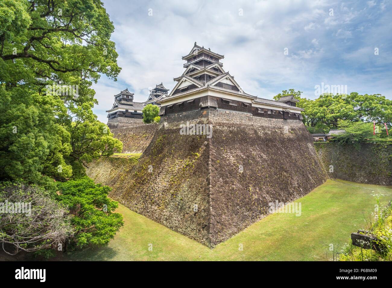 Japan, Kyushu Island, Kumamoto City, Kumamoto Castle Stock Photo - Alamy