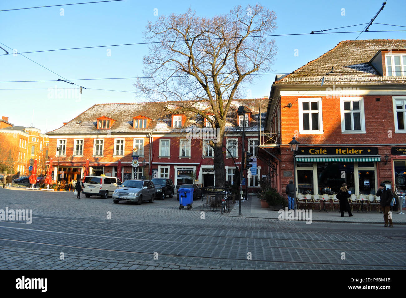 The streets of Potsdam, capital and largest city of the German federal ...