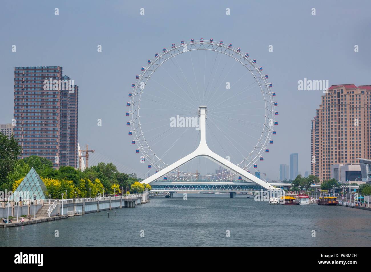 Tianjin eye bridge hi-res stock photography and images - Alamy