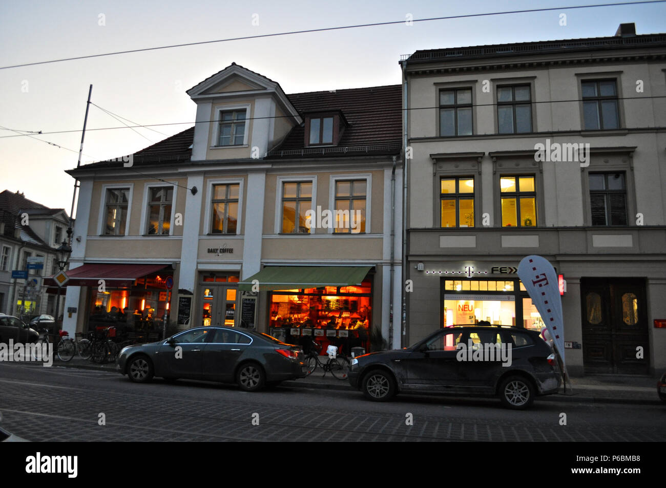 The streets of Potsdam, capital and largest city of the German federal ...