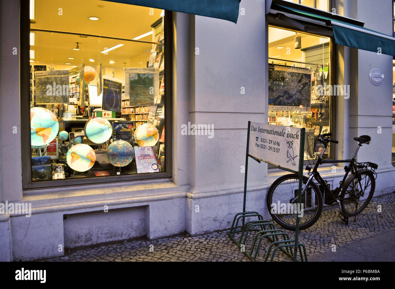 The streets of Potsdam, capital and largest city of the German federal ...