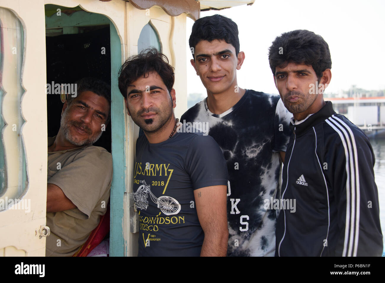 Iranian dhow sailors hi-res stock photography and images - Alamy