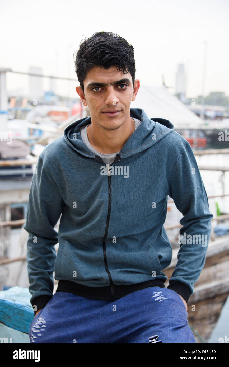 Iranian Dhow Sailors in Deira,Dubai Stock Photo - Alamy