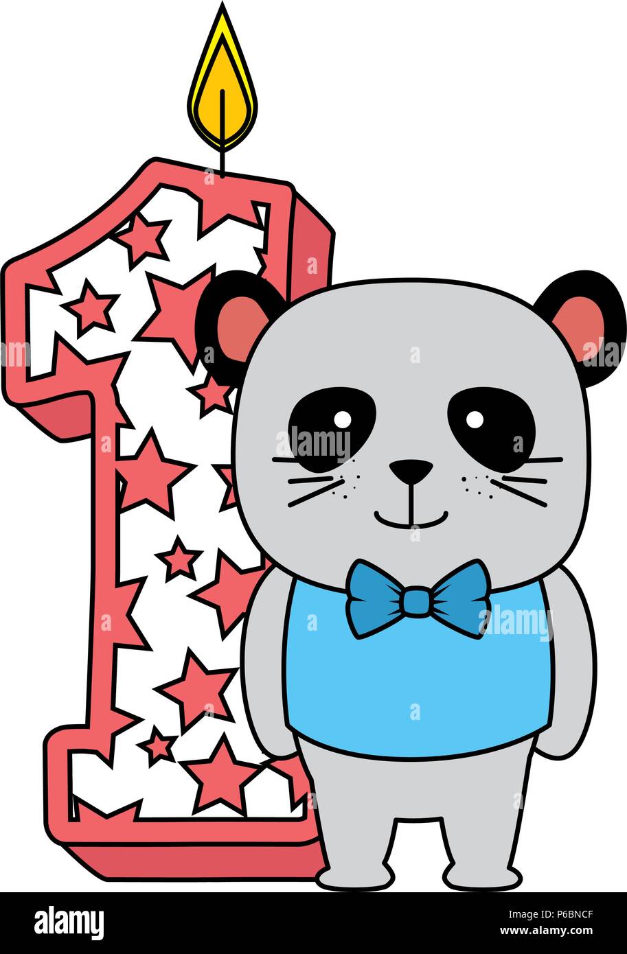 Panda figure Stock Vector Images - Alamy