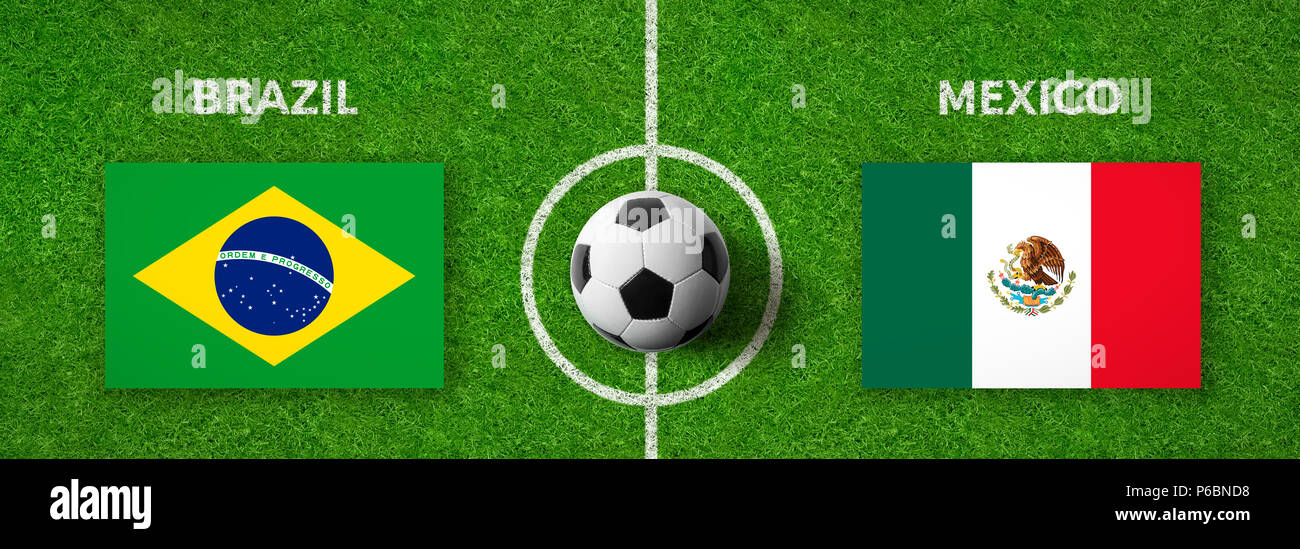 Brazil vs mexico hi-res stock photography and images - Alamy