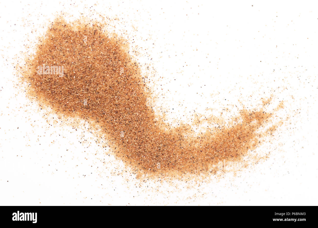 Sand on white Stock Photo - Alamy