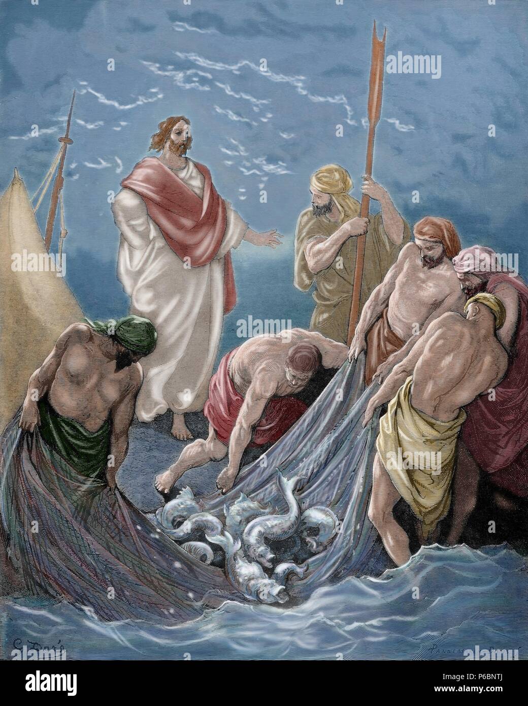 Jesus christ and fishermen hi-res stock photography and images - Alamy