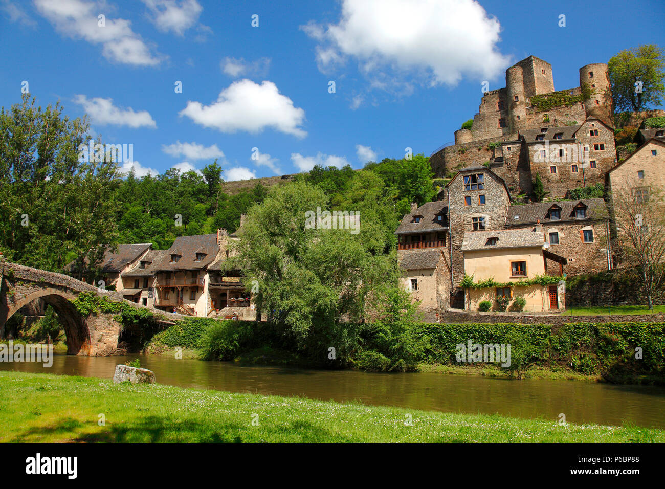 France, Occitanie, Aveyron department (12), Belcastel (most beautiful ...
