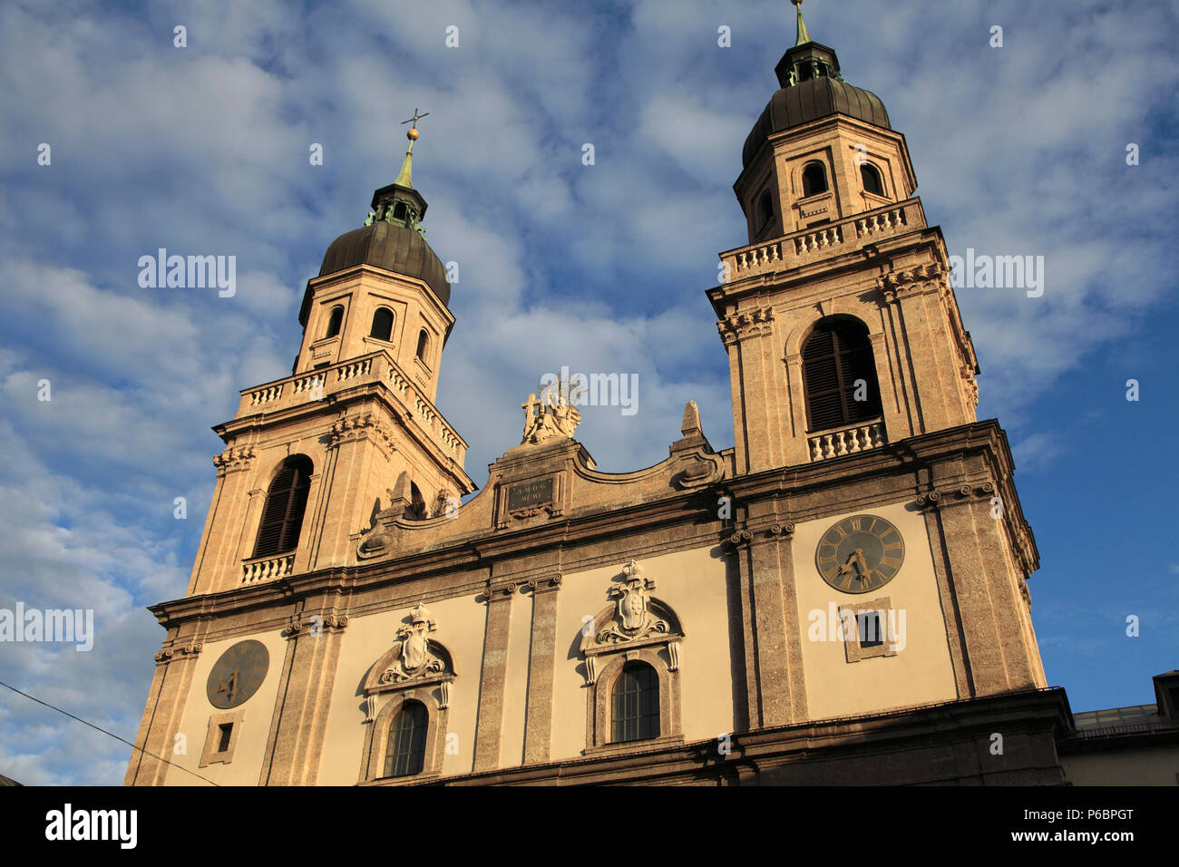 Austria, Tyrol, Innsbruck, Holy Trinity Jesuit Church Stock Photo - Alamy