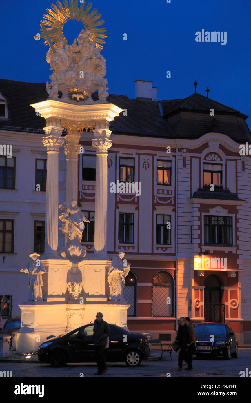 Austria, Lower Austria, Krems, Trinity Column Stock Photo - Alamy