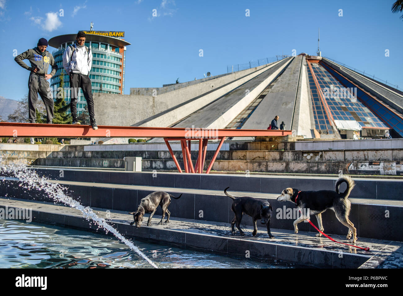 Pyramid of Tirana, Tirana, Albania Stock Photo - Alamy