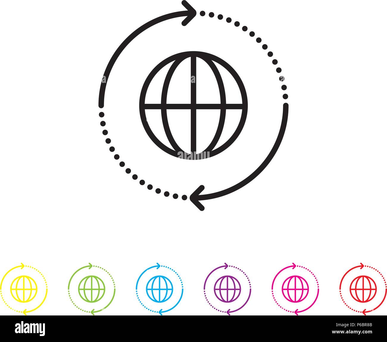 Logistics icon Stock Vector Images - Alamy