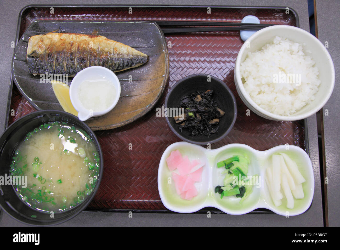 Japanese set meal hi-res stock photography and images - Alamy