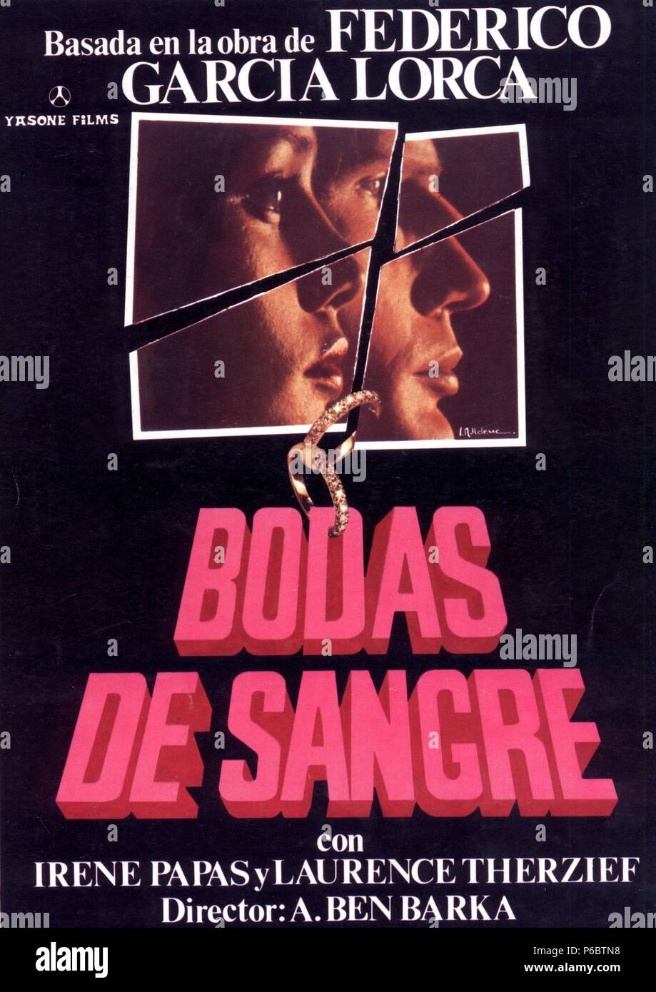 BODAS DE SANGRE. BASADA EN LA OBRA DE FEDERICO GARCIA LORCA Stock Photo ...