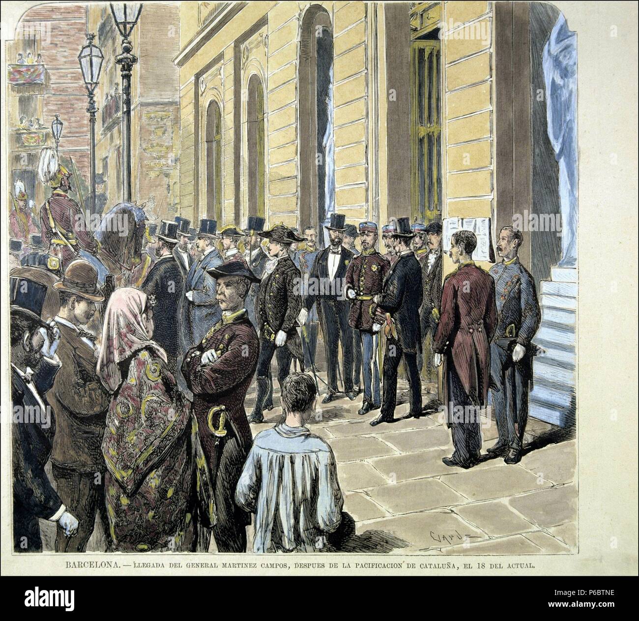 MARTINEZ CAMPOS , ARSENIO. MILITAR Y POLITICO ESPAÑOL. SEGOVIA 1831 ...