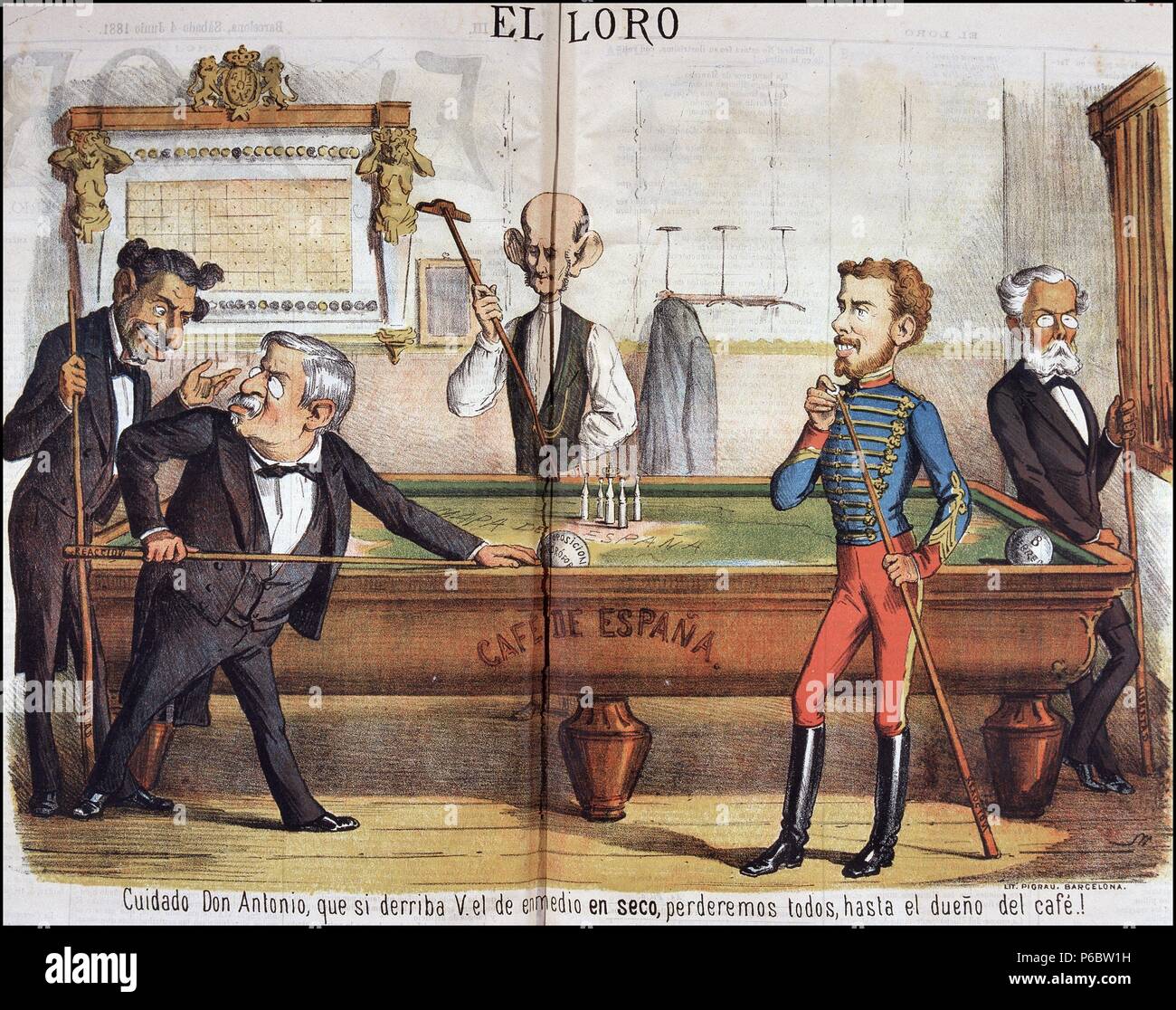 CANOVAS DEL CASTILLO, ANTONIO. PLITICO ESPAÑOL. MALAGA 1828-1897 ...