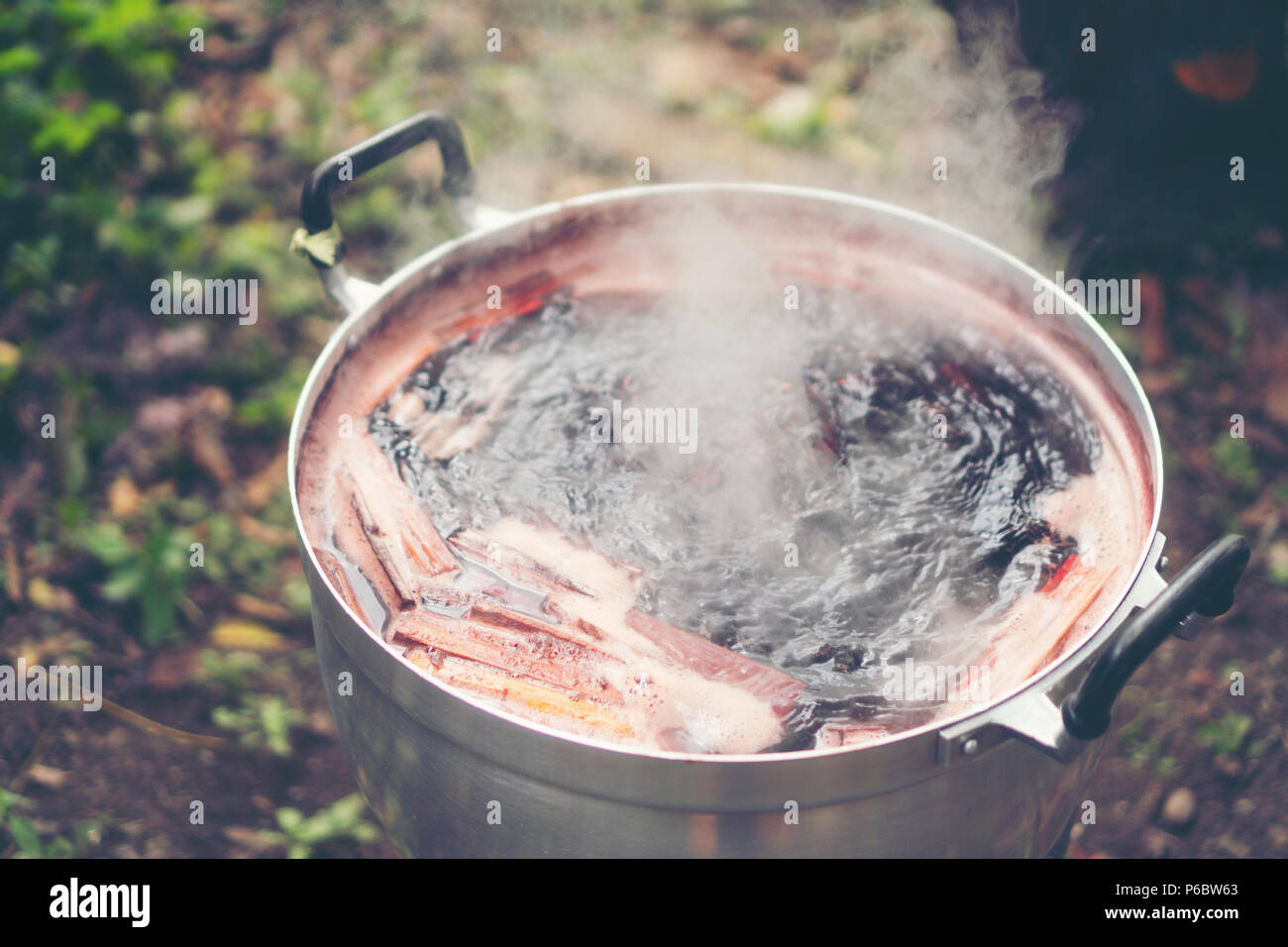 Dyeing process of natural dye Stock Photo - Alamy