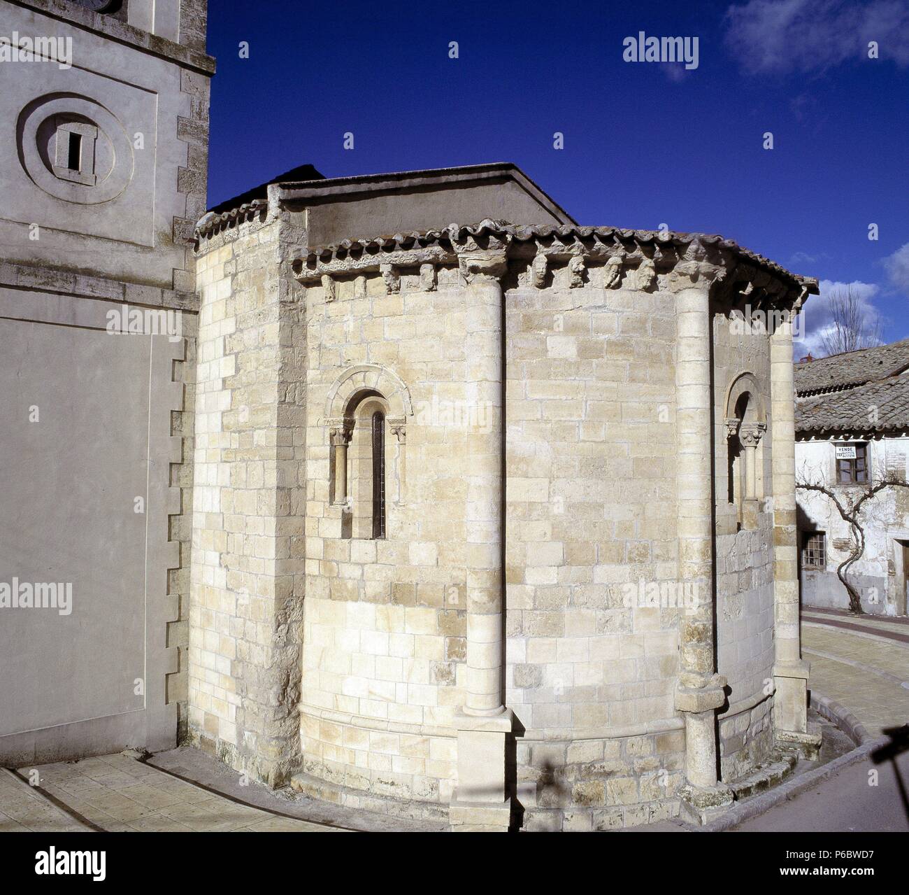 MADRID. TALAMANCA DEL JARAMA. IGLESIA DE SAN JUAN BAUTISTA. ABSIDE ...