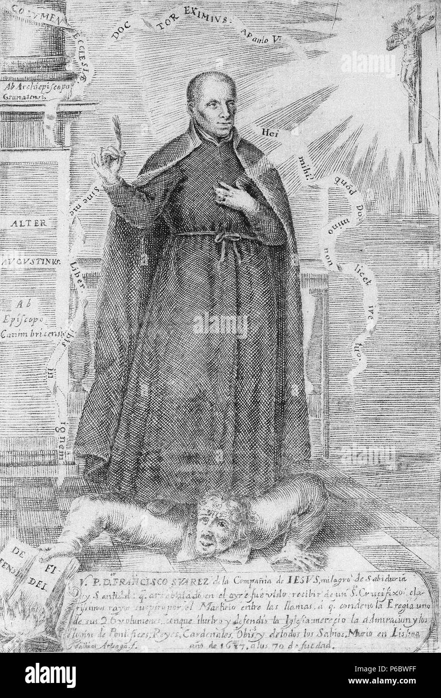 SUAREZ , FRANCISCO. FILOSOFO Y TEOLOGO ESPAÑOL.GRANADA 1548 -1617 ...