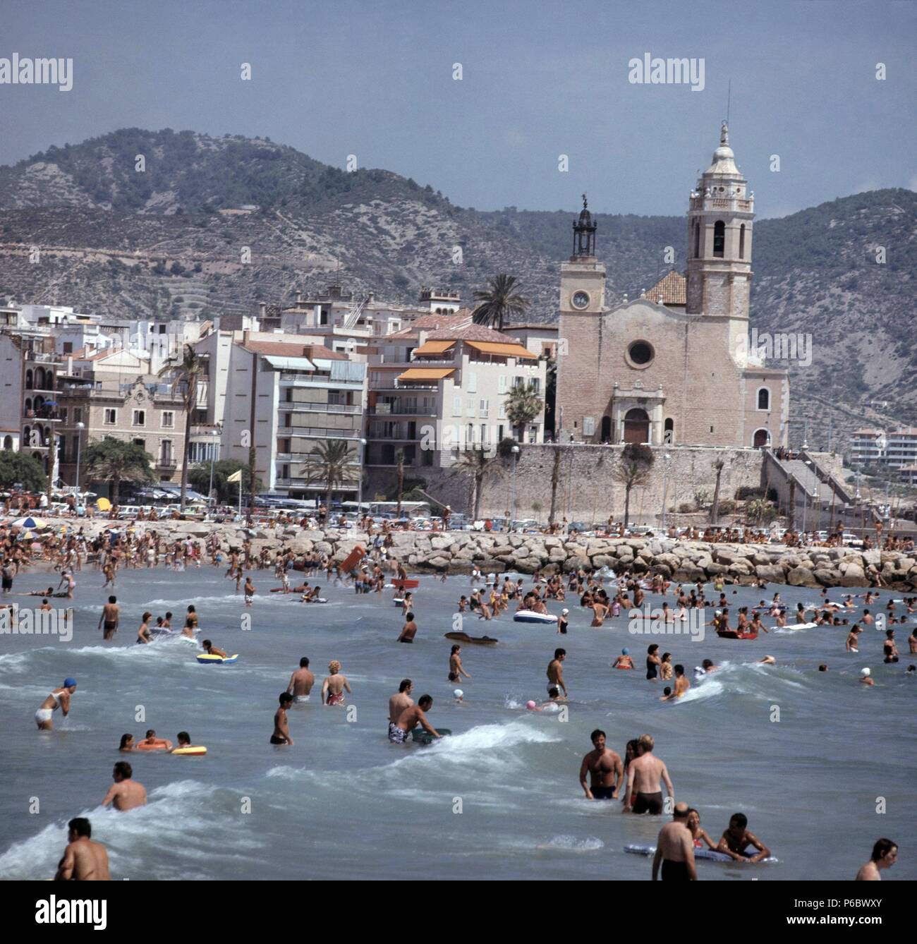 Beach spain 1970s hi-res stock photography and images - Alamy